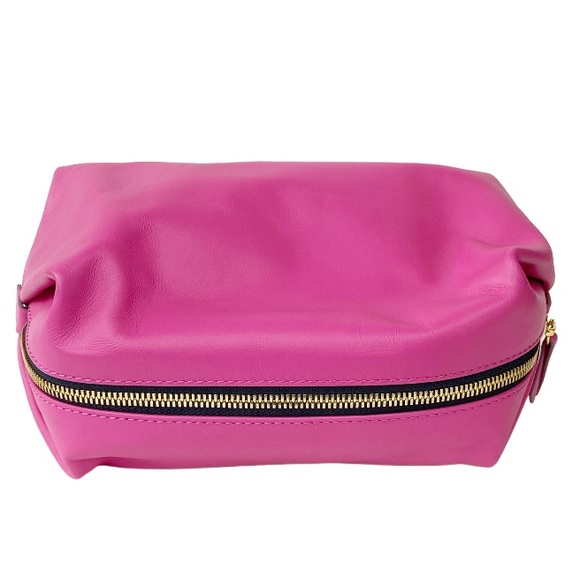 J. Crew | Bags | J Crew Harper Mini Dopp Kit Toiletry Bag In Barbie ...